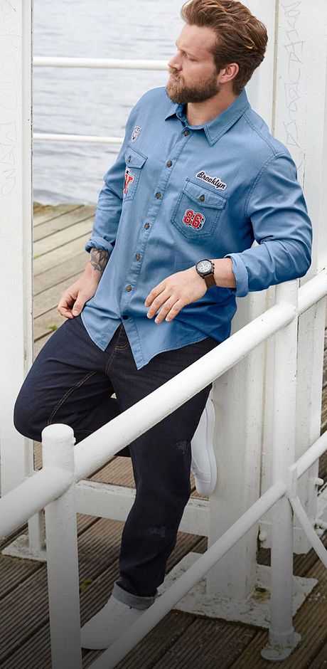 Taglie forti uomo: abbigliamento XXL online | bonprix